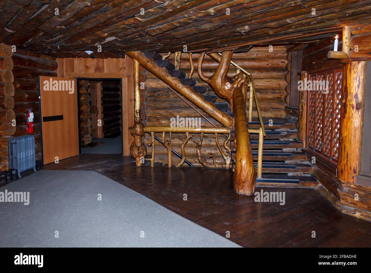 Yellowstone National Park, Montana, USA - July 15 2018: Historic Old ...