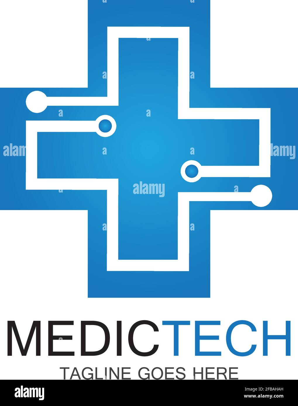 Medical technology logo design vector Stock Vector Image & Art - Alamy