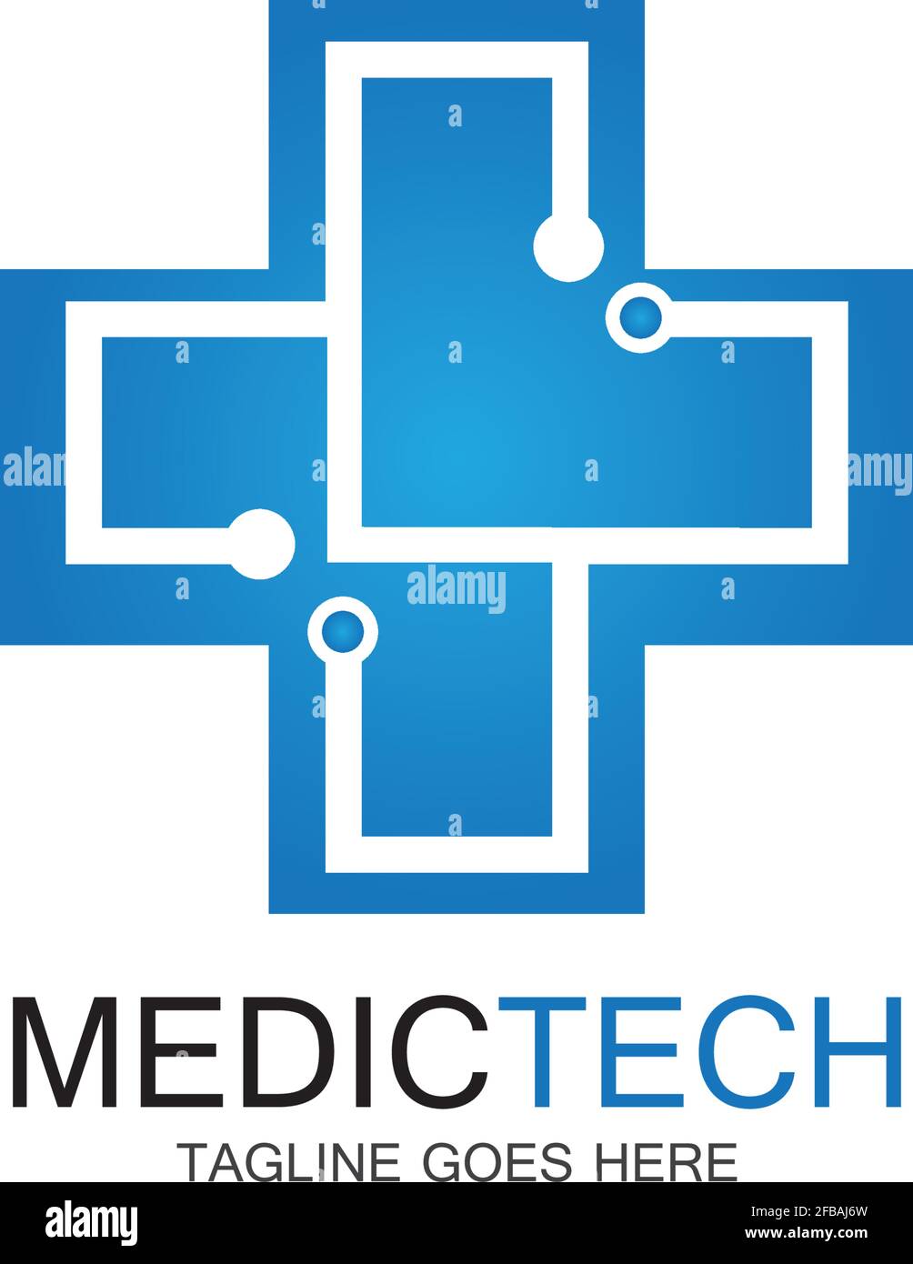 Medical technology logo design vector Stock Vector Image & Art - Alamy