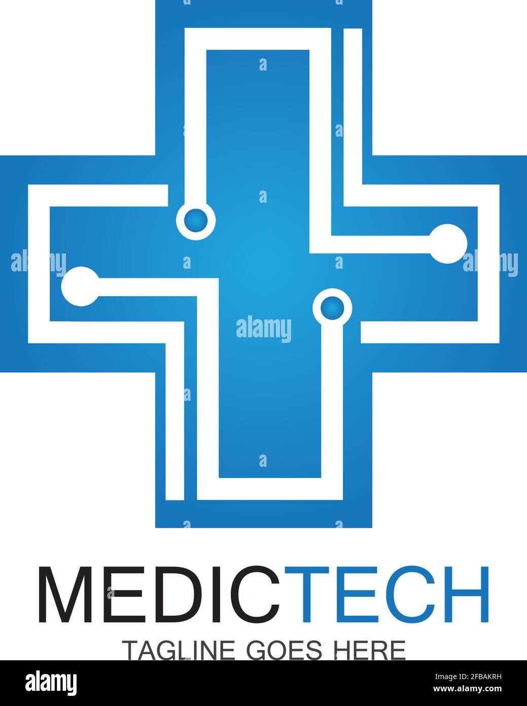 Medical technology logo design vector Stock Vector Image & Art - Alamy