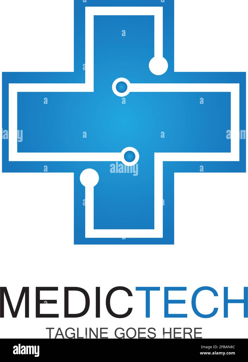 Medical technology logo design vector Stock Vector Image & Art - Alamy