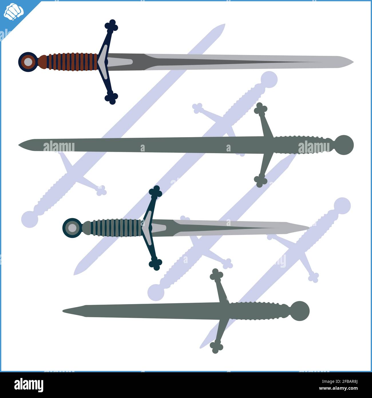 Theater knife Stock Vector Images - Alamy