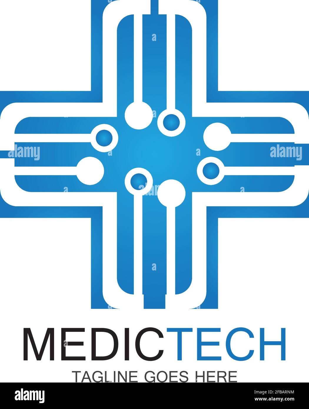 Medical technology logo design vector Stock Vector Image & Art - Alamy