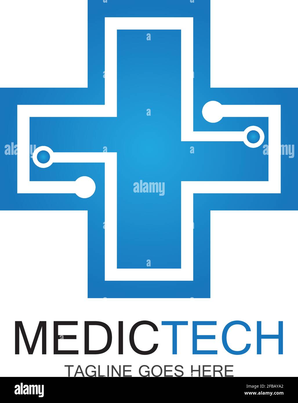 Medical technology logo design vector Stock Vector Image & Art - Alamy