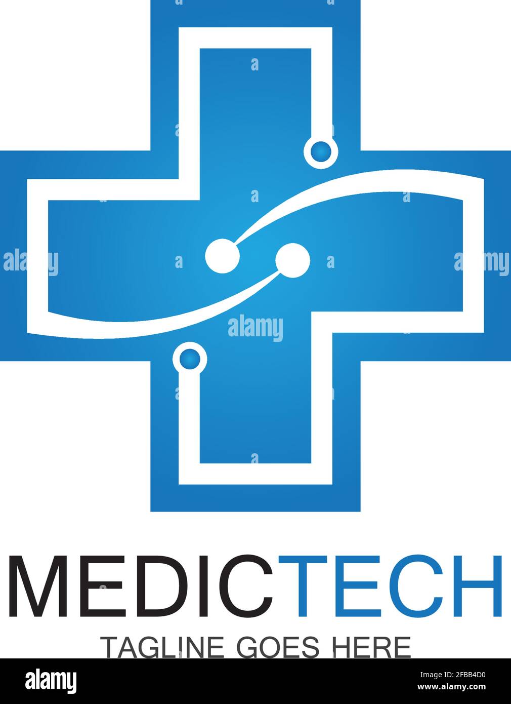 Medical technology logo design vector Stock Vector Image & Art - Alamy