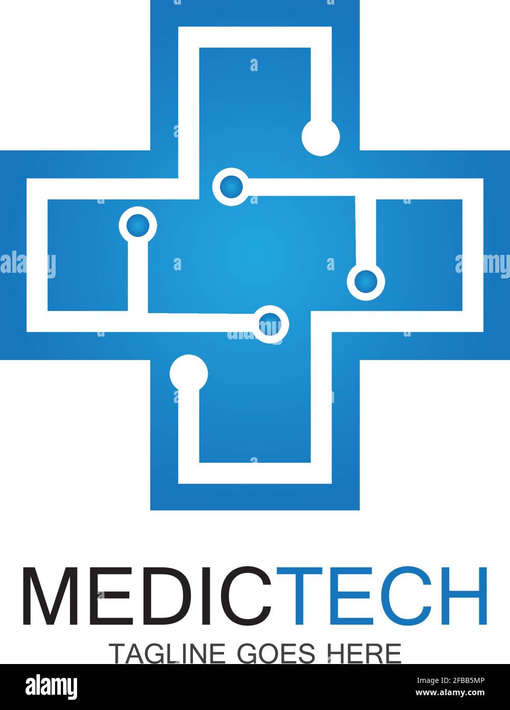 Medical technology logo design vector Stock Vector Image & Art - Alamy