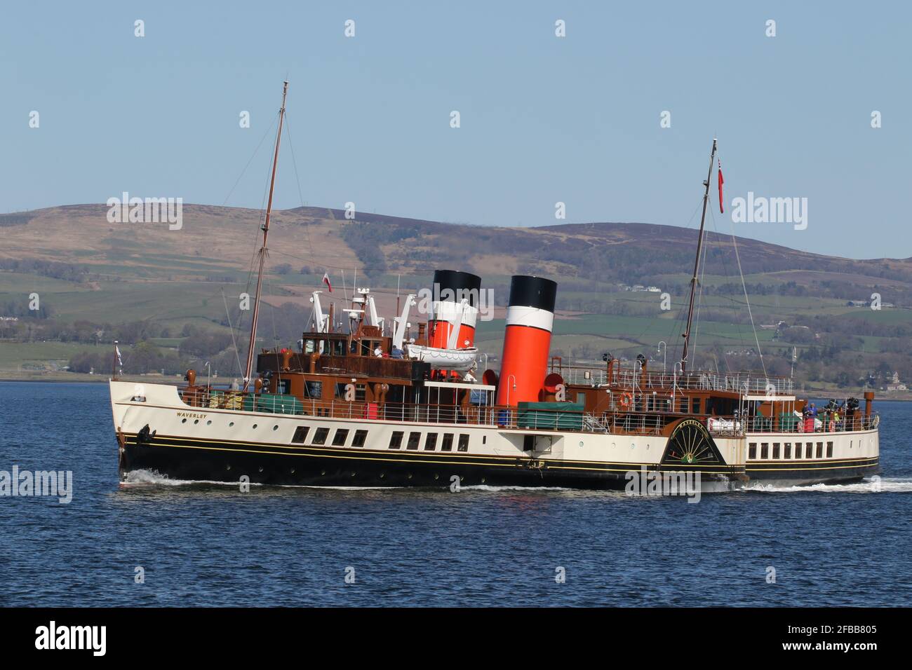 PS Waverley, a historic paddle steamer owned by the Paddle Steamer ...
