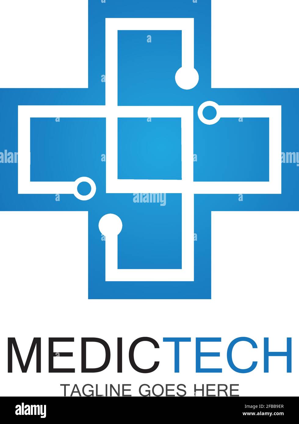 Medical technology logo design vector Stock Vector Image & Art - Alamy