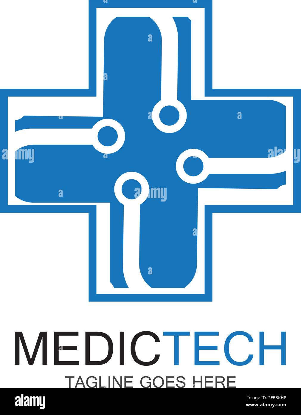Medical technology logo design vector Stock Vector Image & Art - Alamy