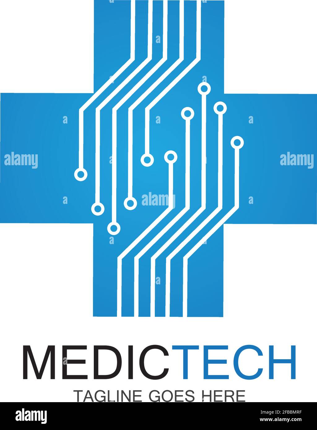 Medical technology logo design vector Stock Vector Image & Art - Alamy