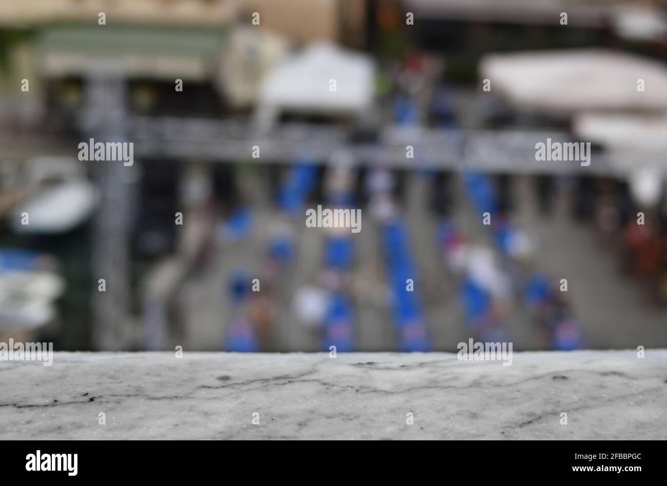 table top with blurred stage background Stock Photo - Alamy