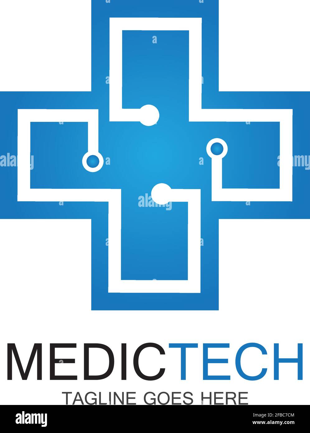 Medical technology logo design vector Stock Vector Image & Art - Alamy