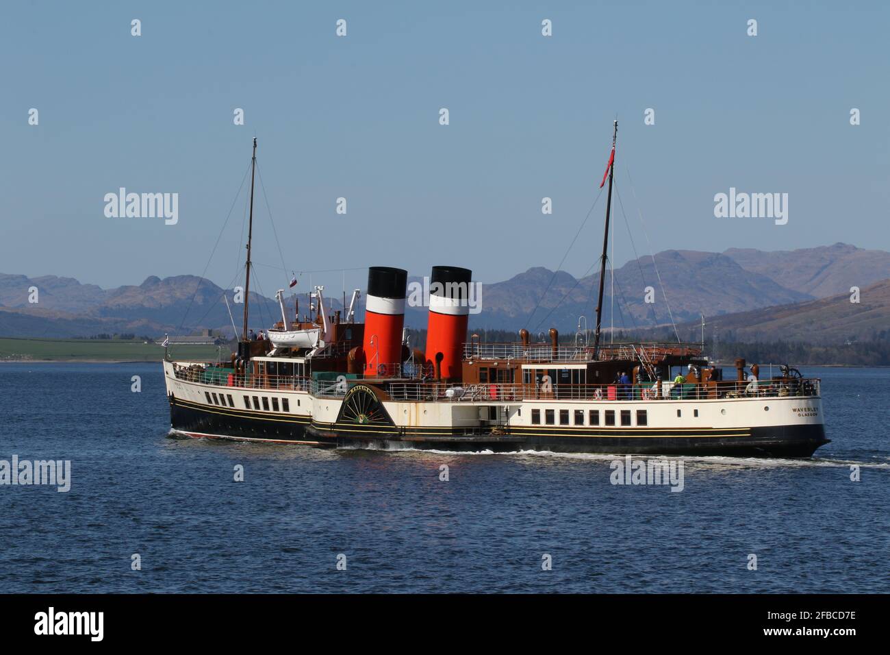 PS Waverley, a historic paddle steamer owned by the Paddle Steamer ...
