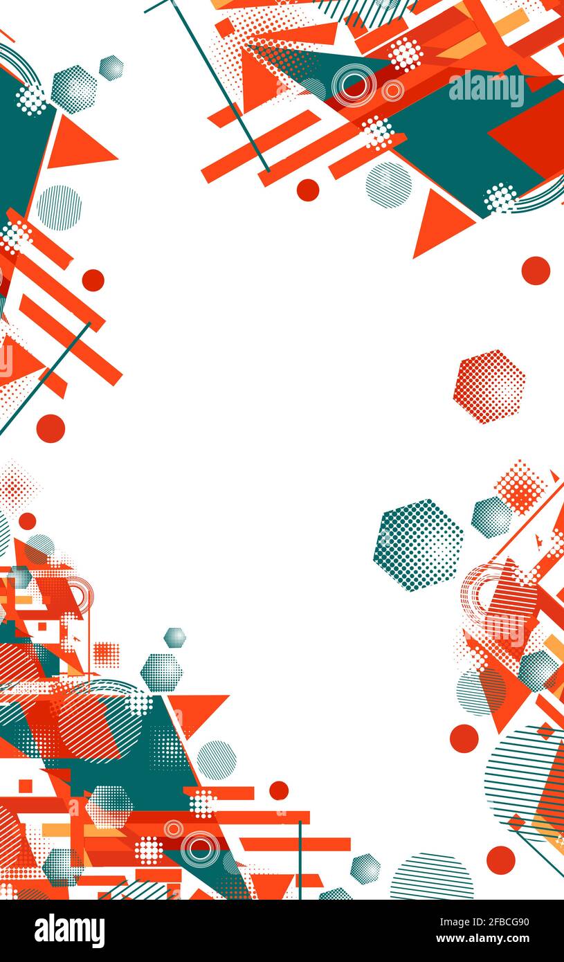 Abstract background of geometric shapes. Vector illustration Stock ...