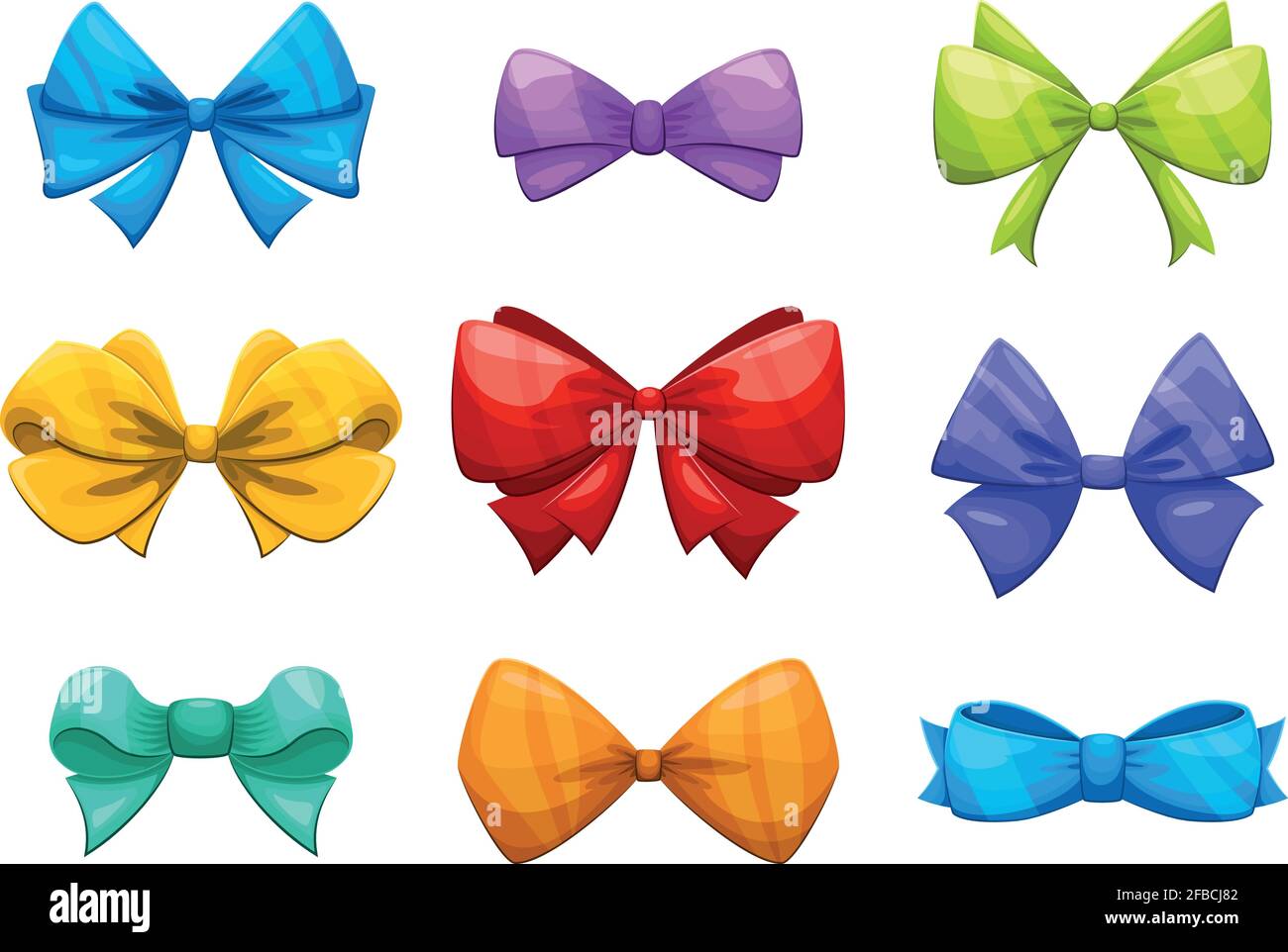 Cartoon Ribbon Bow