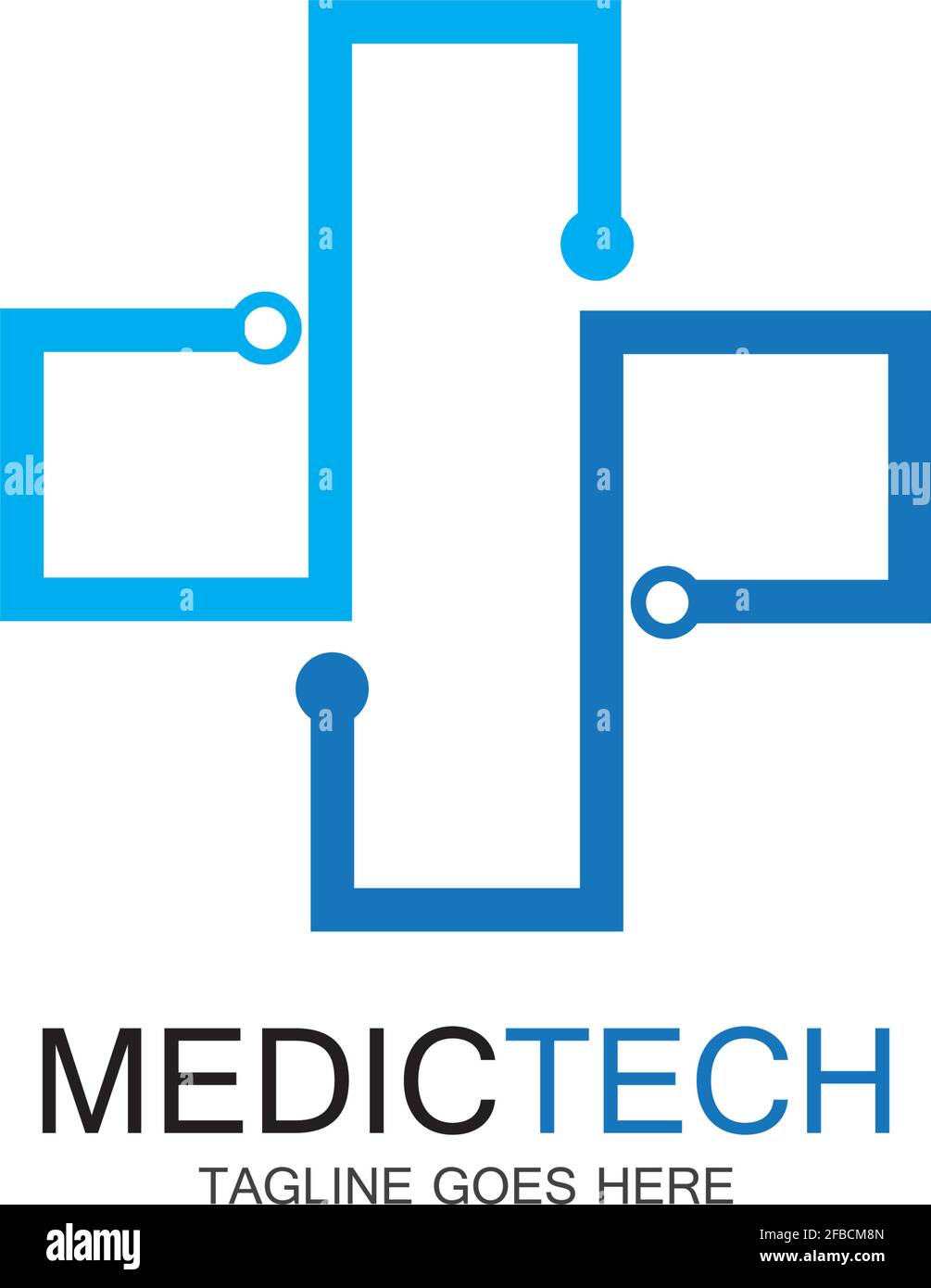Medical technology logo design vector Stock Vector Image & Art - Alamy