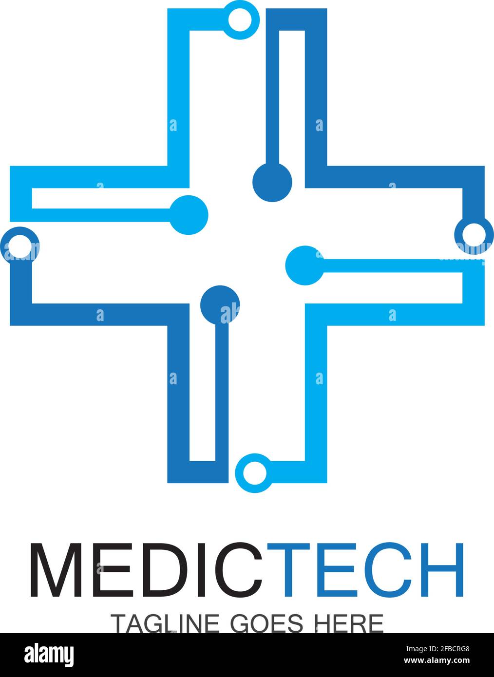 Medical technology logo design vector Stock Vector Image & Art - Alamy