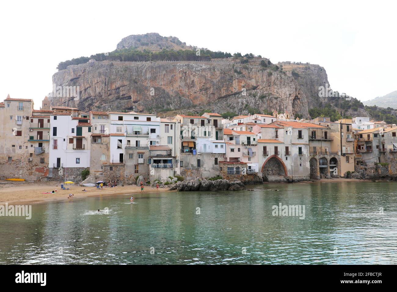 Cefalu, medieval village of Sicily island, Italy Stock Photo - Alamy