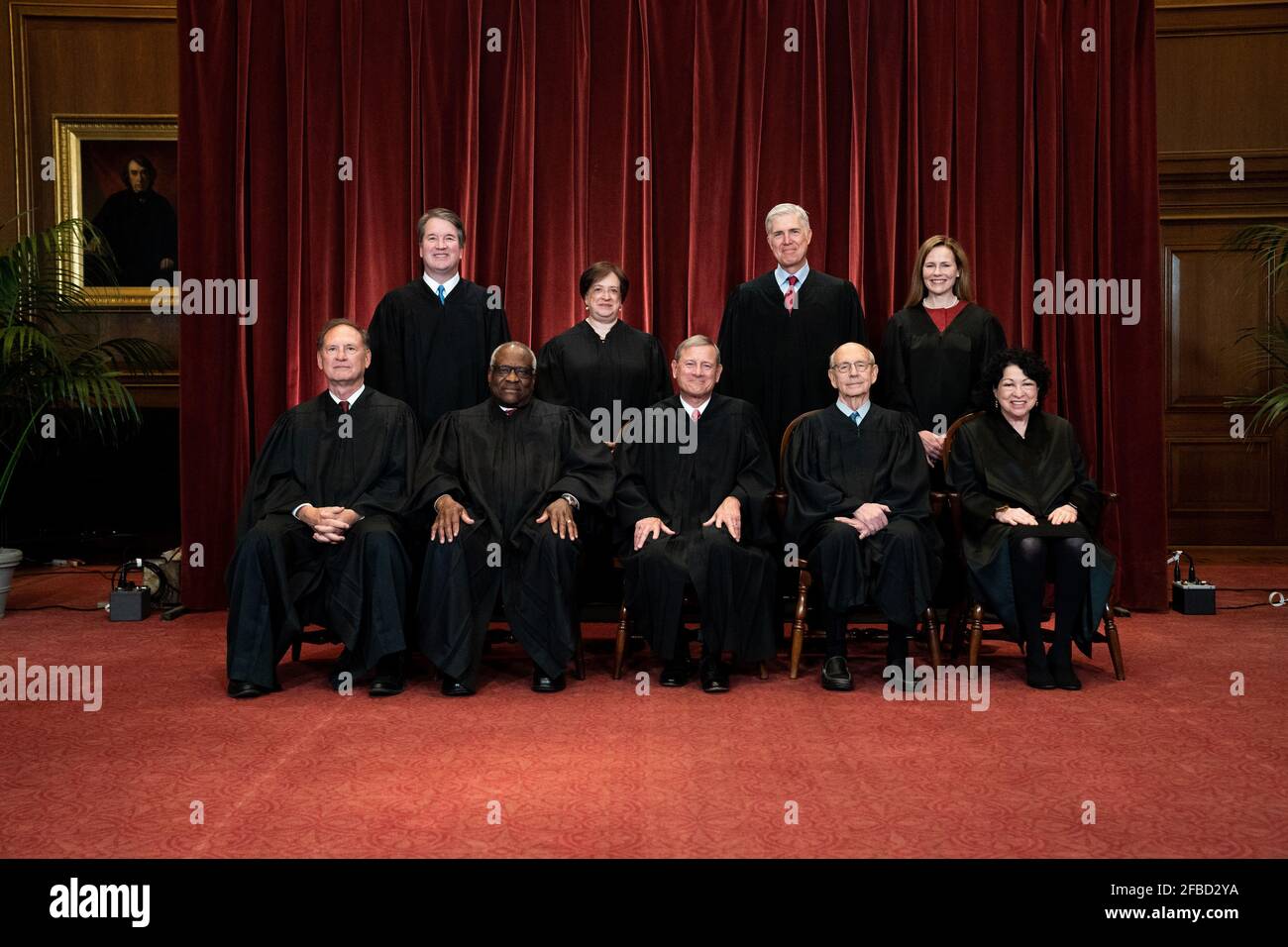 Washington, United States. 23rd Apr, 2021. Members of the Supreme Court ...