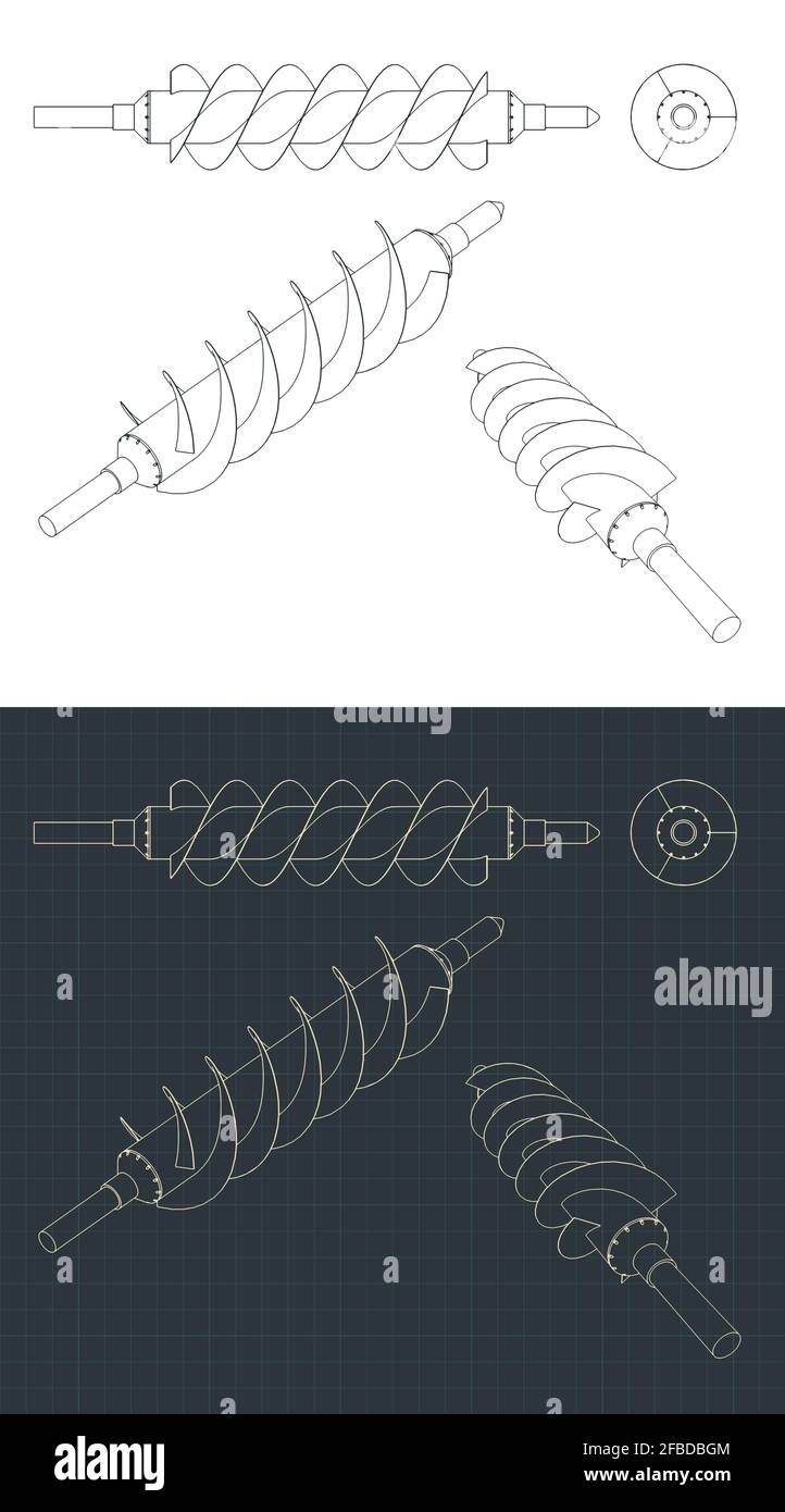 Twisted screw Stock Vector Images - Alamy