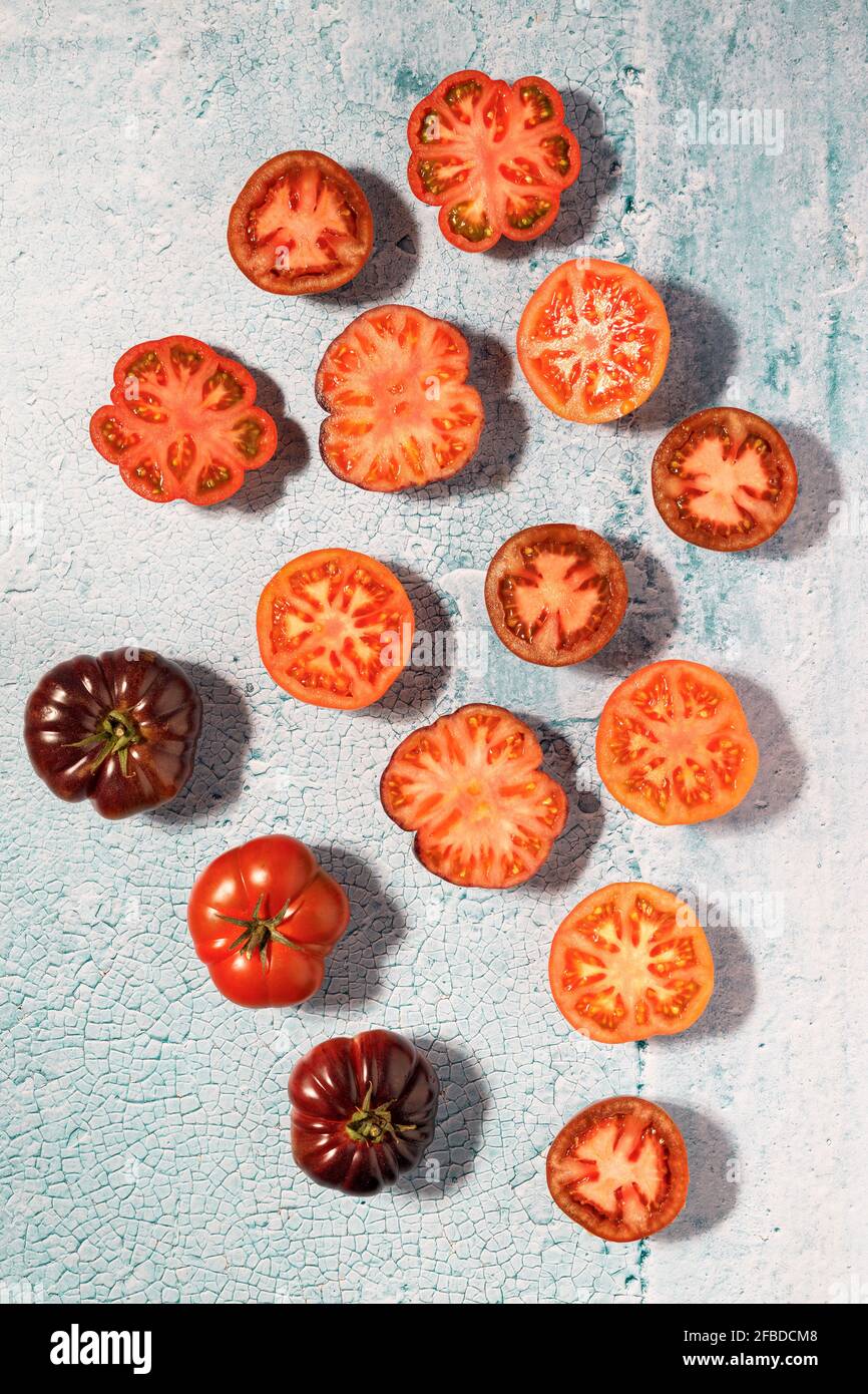 Tomato cross section pattern hi-res stock photography and images - Alamy