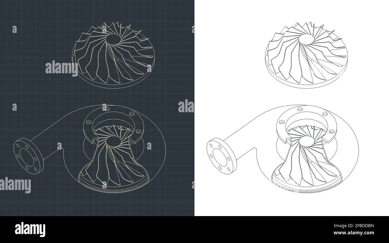 Turbo air compressor Stock Vector Images - Alamy