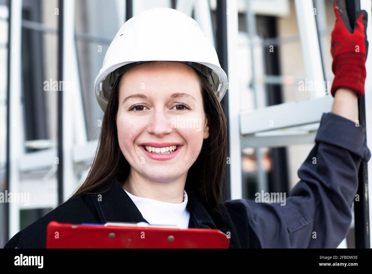 Female engineer construction site hi-res stock photography and images ...