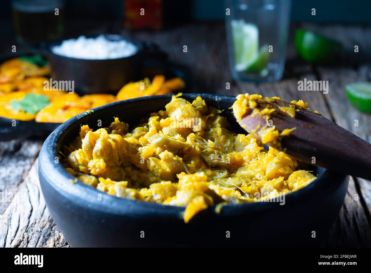 Caruru, Brazilian local food Stock Photo - Alamy