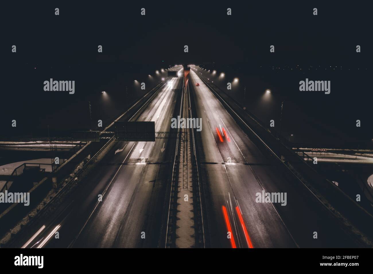 Aerial view london m25 motorway hi-res stock photography and images - Alamy