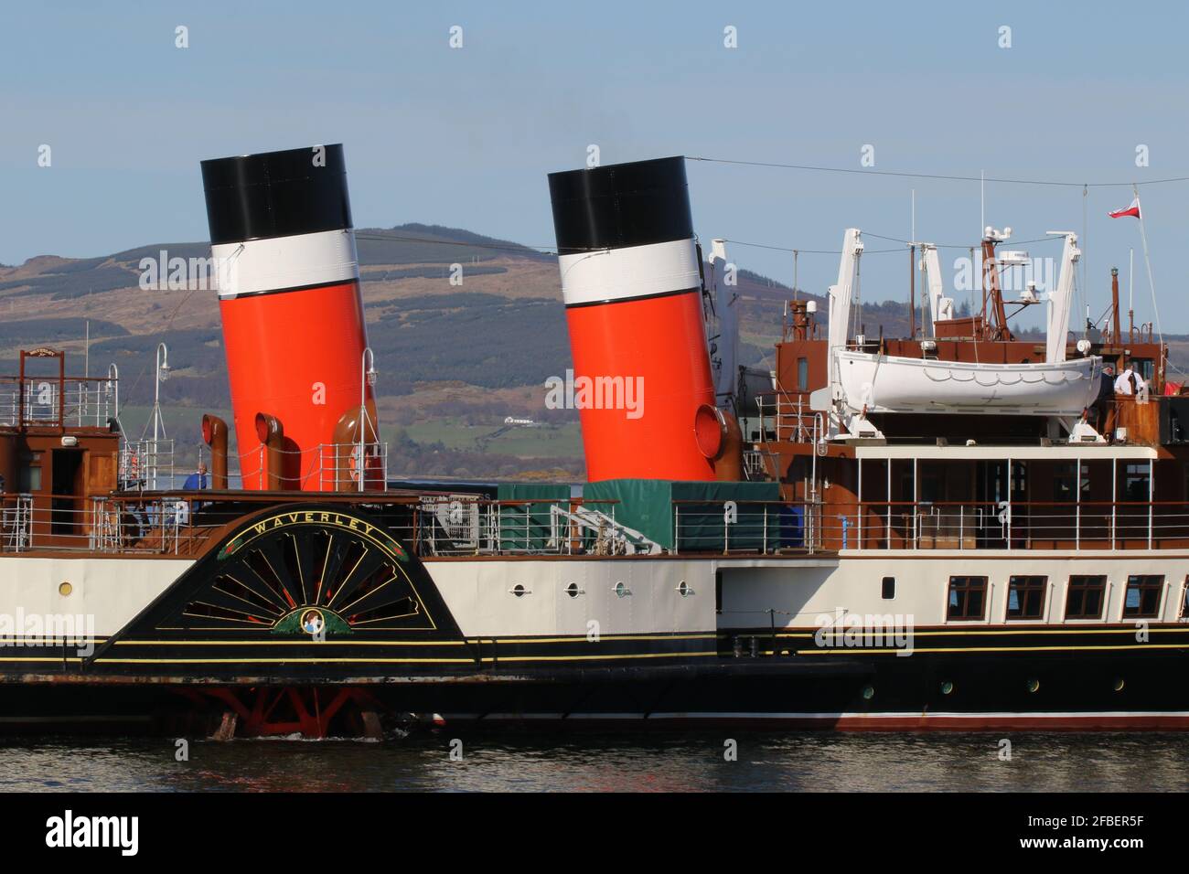 PS Waverley, a historic paddle steamer owned by the Paddle Steamer ...