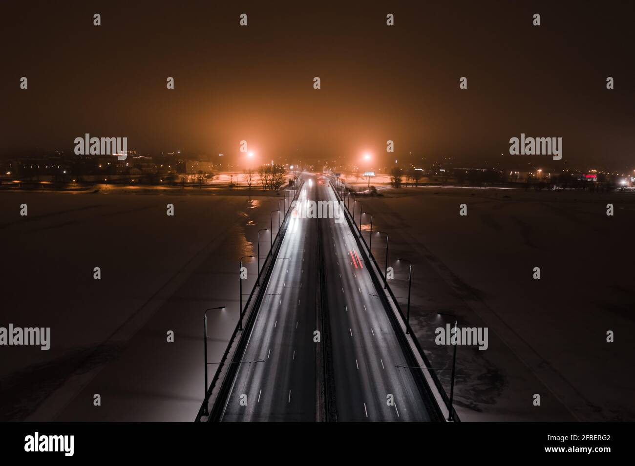 City busy traffic overpass screen Stock Photo - Alamy