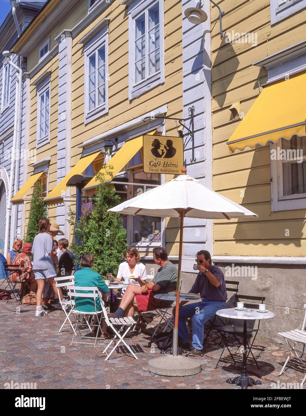 Cafe Helmi in Old Town, Porvoo, Uusimaa Region, Republic of Finland ...
