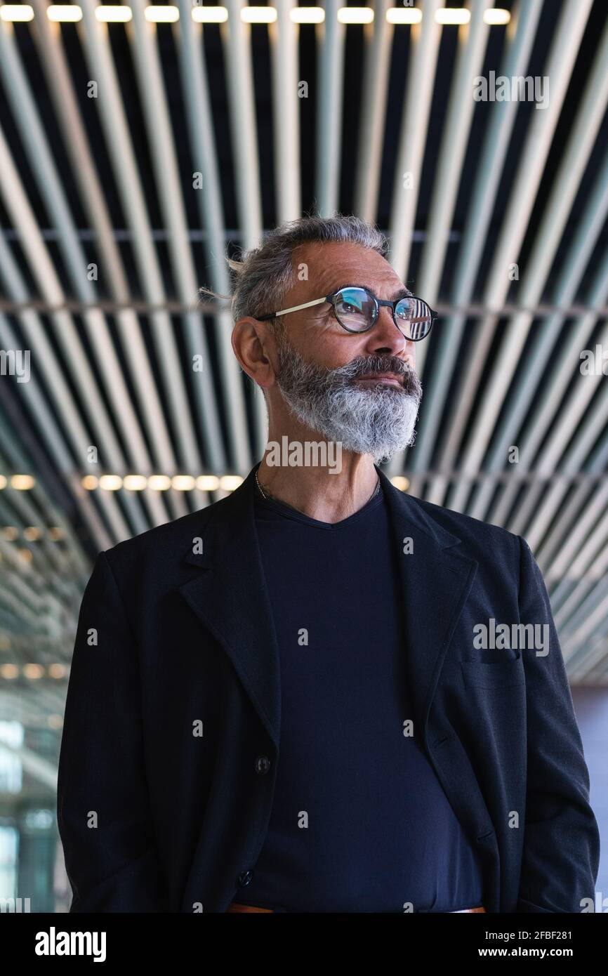 Businessman smoking outdoors hi-res stock photography and images - Alamy