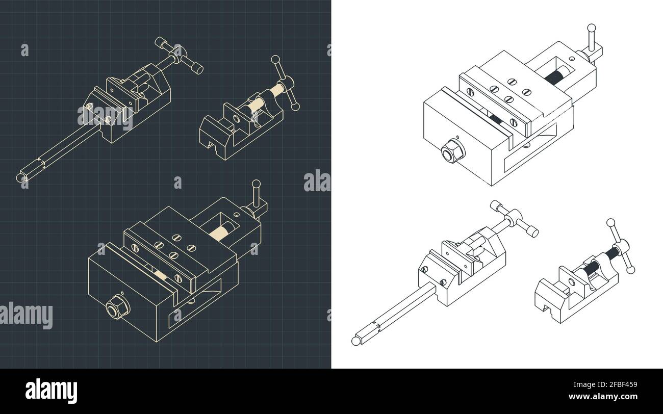 Bench Vice Assembly Drawing