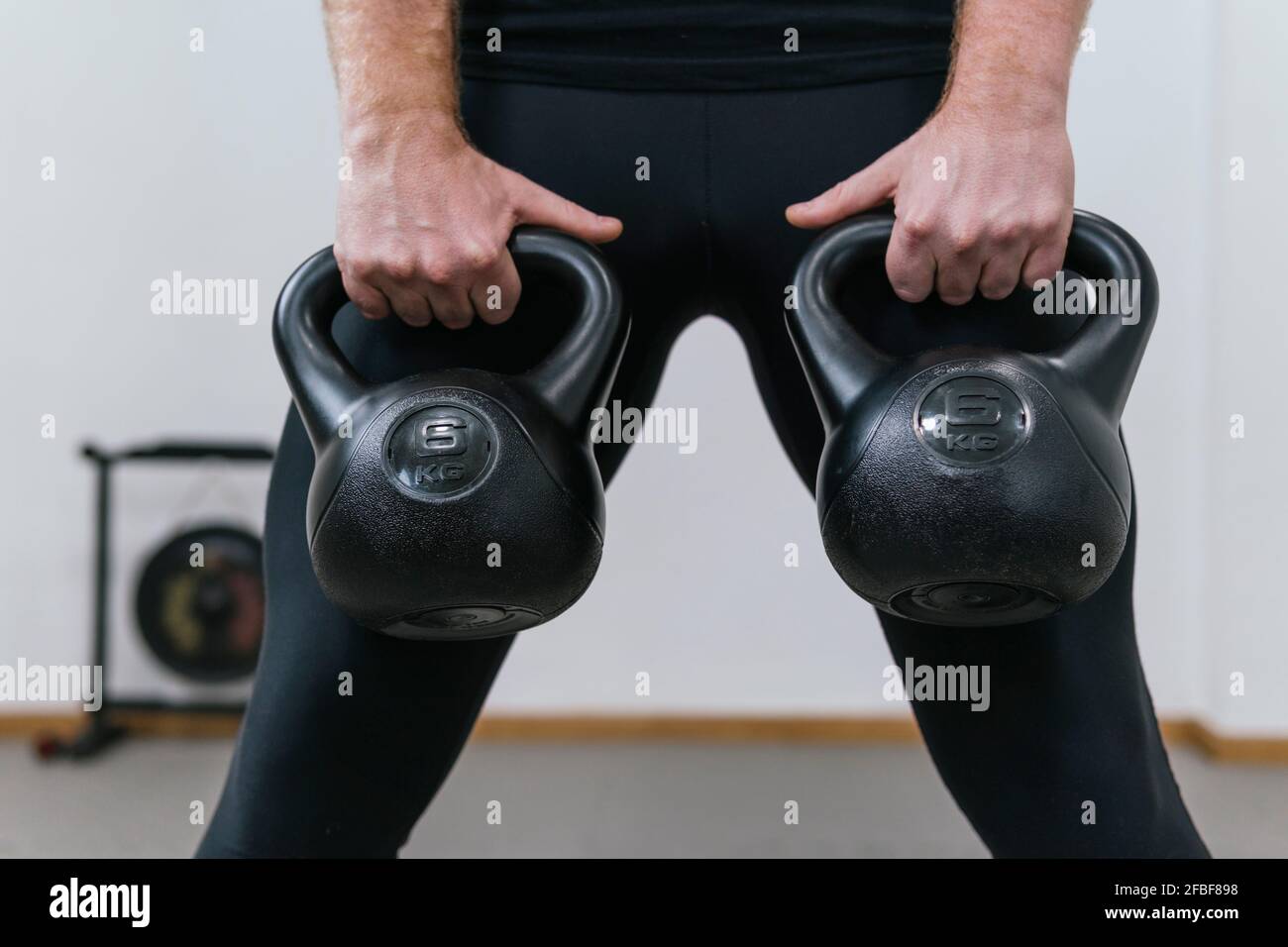 Close up kettlebells on hi-res stock photography and images - Alamy