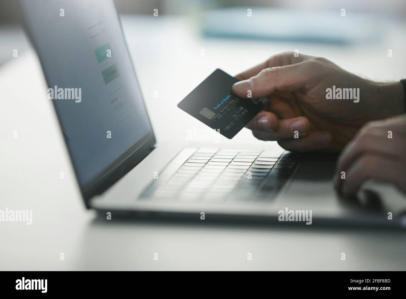 Making online payment their credit card hi-res stock photography and ...