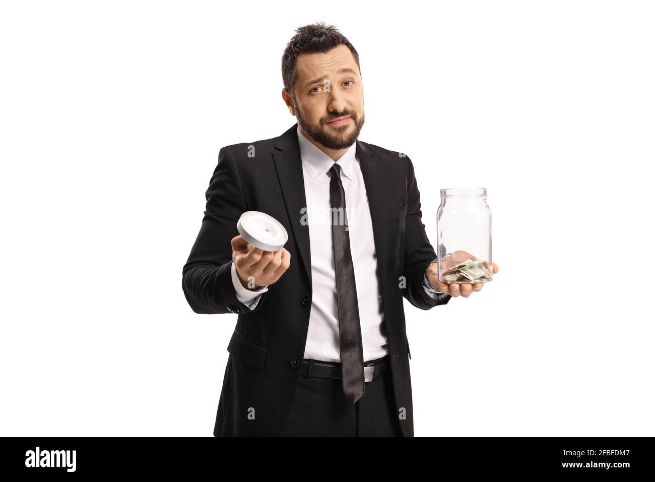 Empty jar unhappy hi-res stock photography and images - Alamy