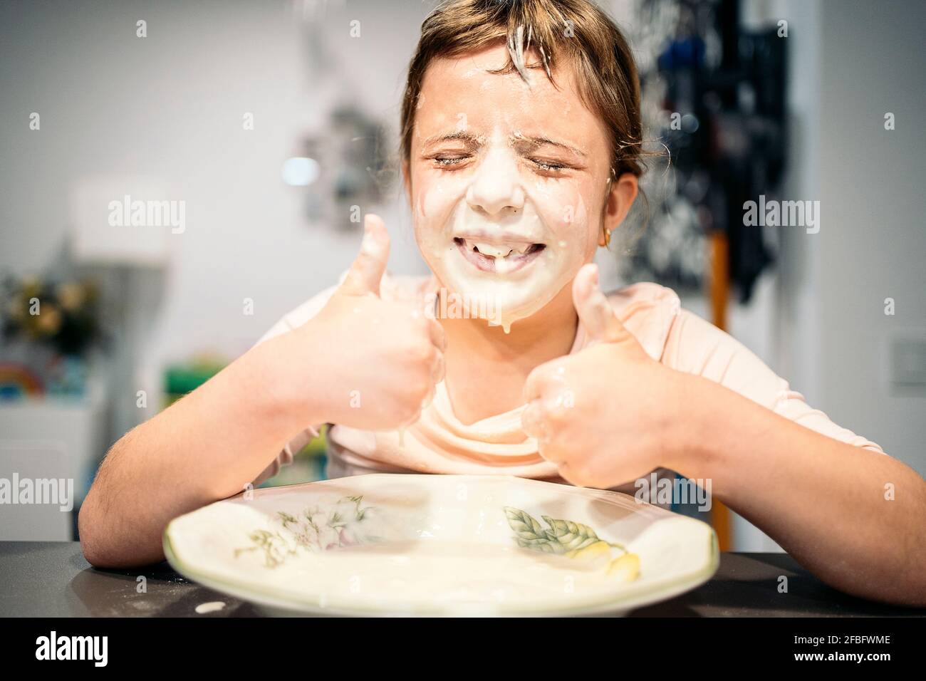 Face smeared hi-res stock photography and images - Alamy