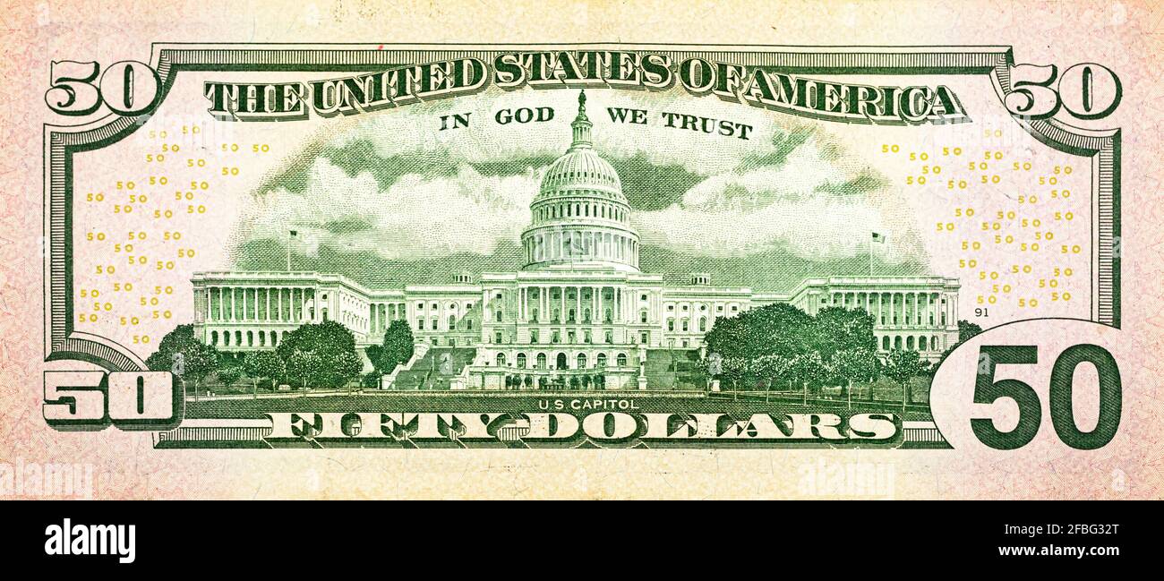 100 dollar bill backside hi-res stock photography and images - Alamy