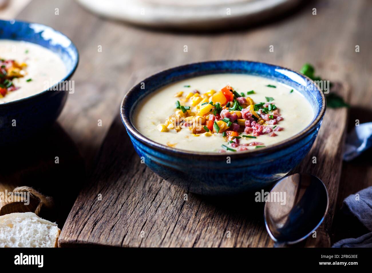 Chowder bowl hi-res stock photography and images - Alamy