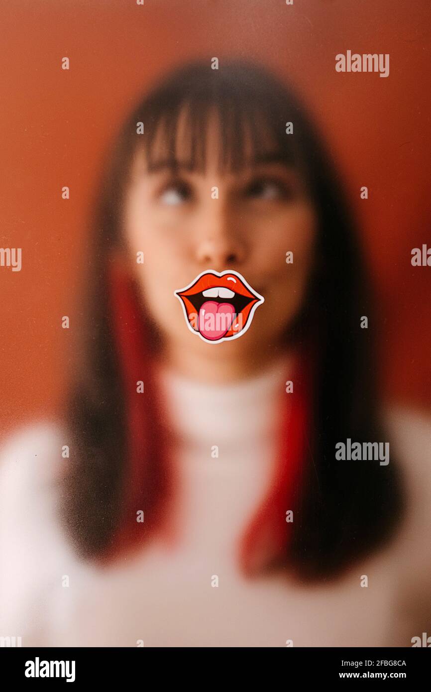 Lip Pulling High Resolution Stock Photography and Images - Alamy
