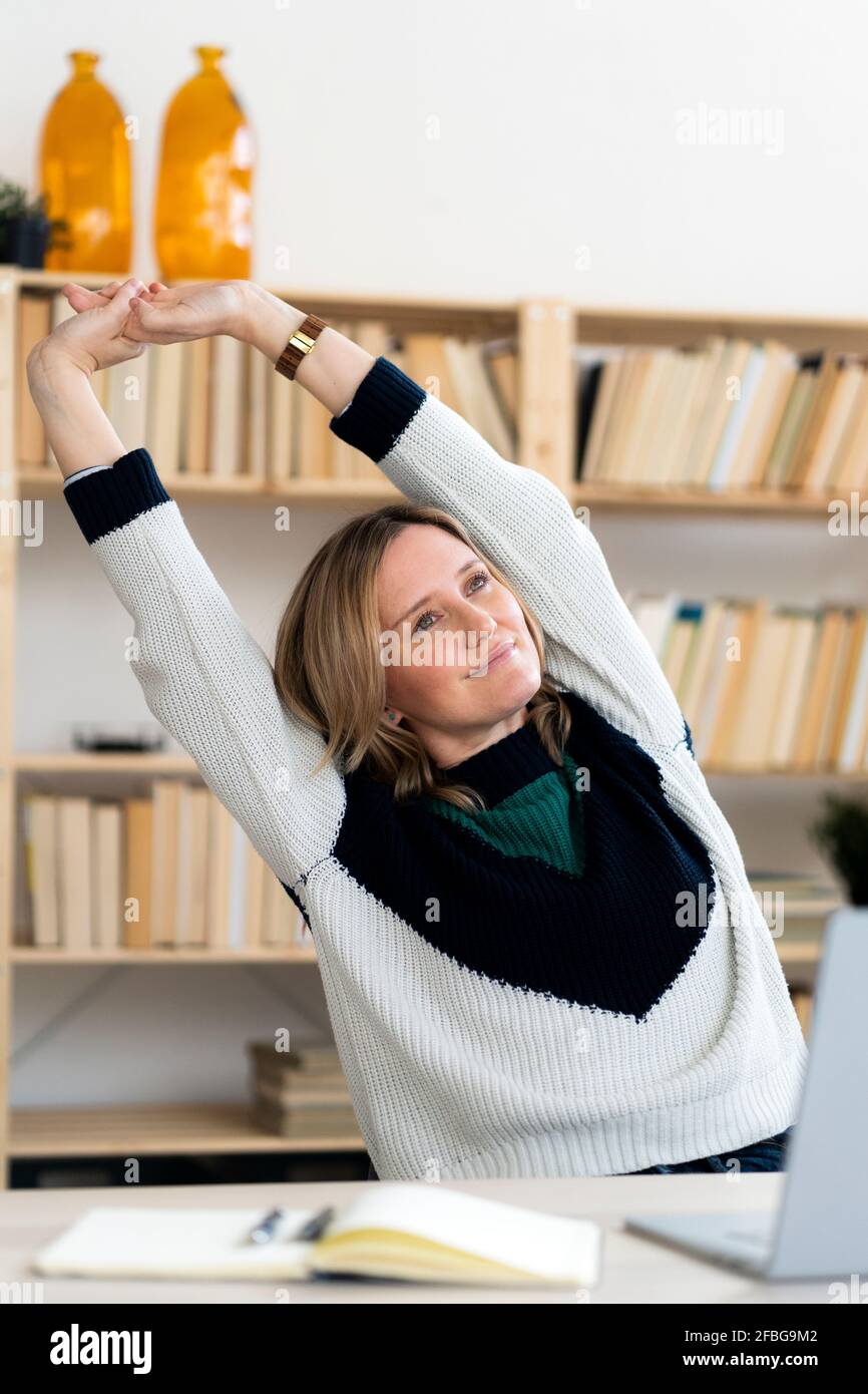 Long hair stretching hi-res stock photography and images - Alamy