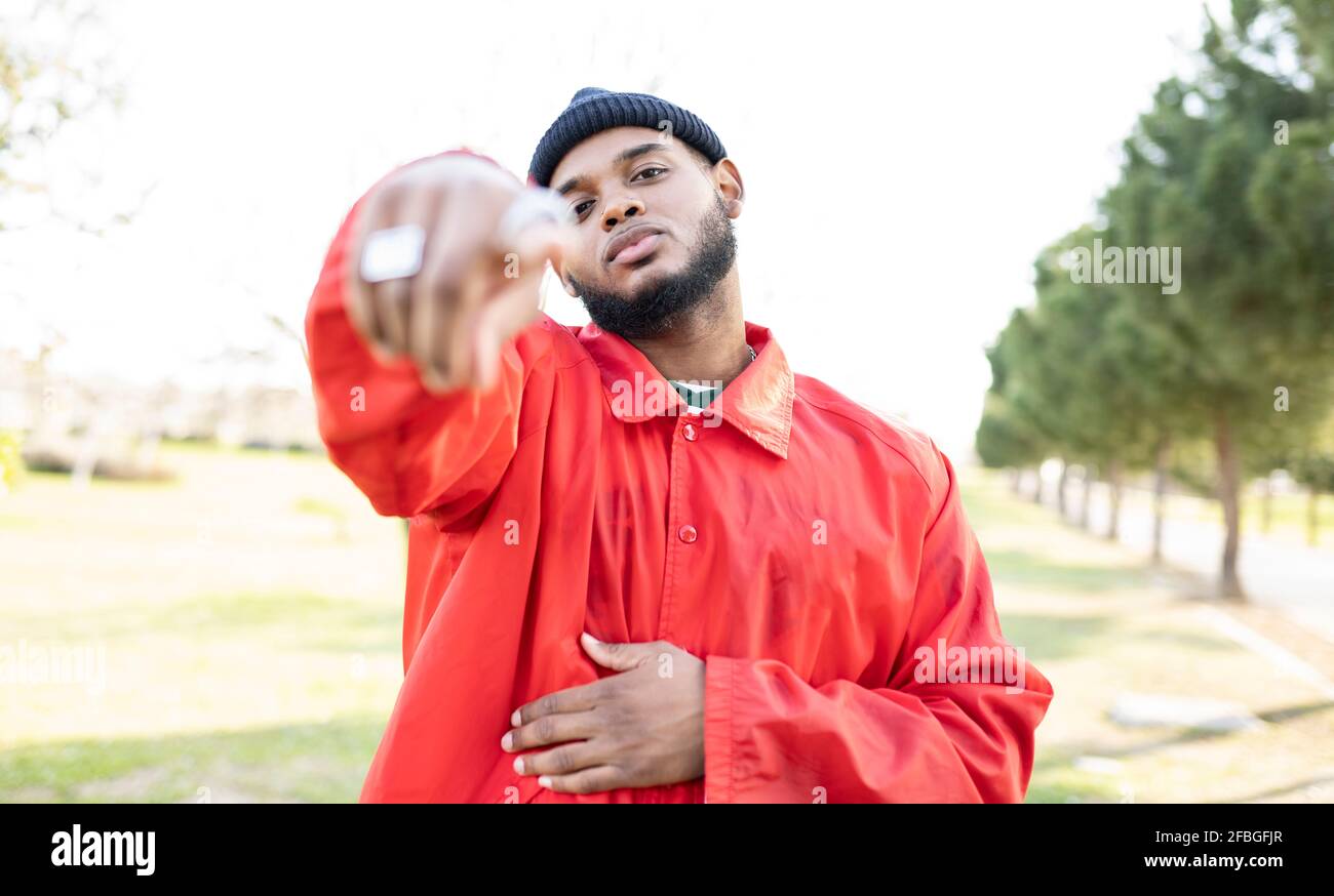 Man pointing finger hi-res stock photography and images - Alamy