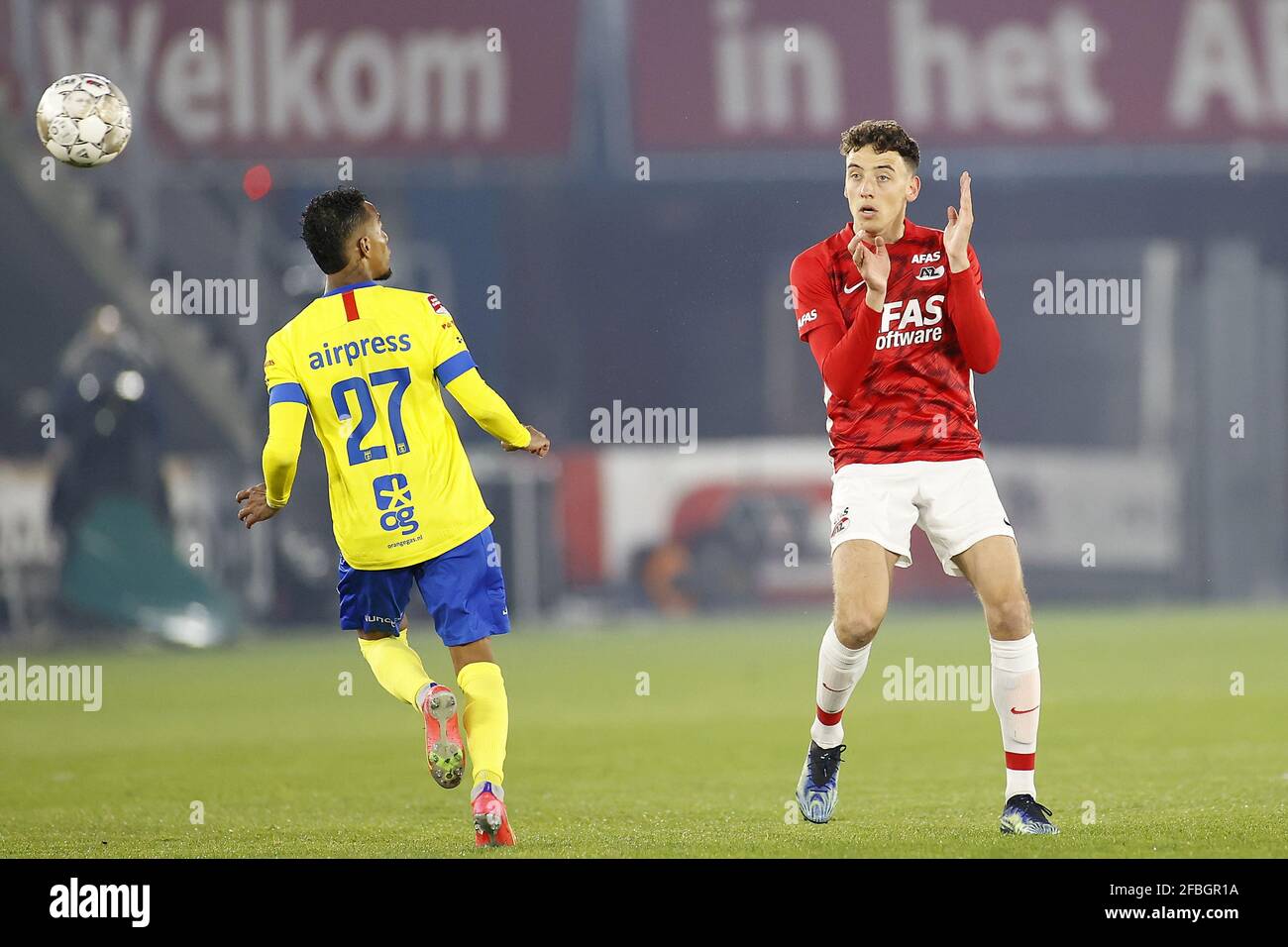 ALKMAAR, 23-04-2021, AFAS Stadium, Dutch Keuken Kampioen Divisie ...