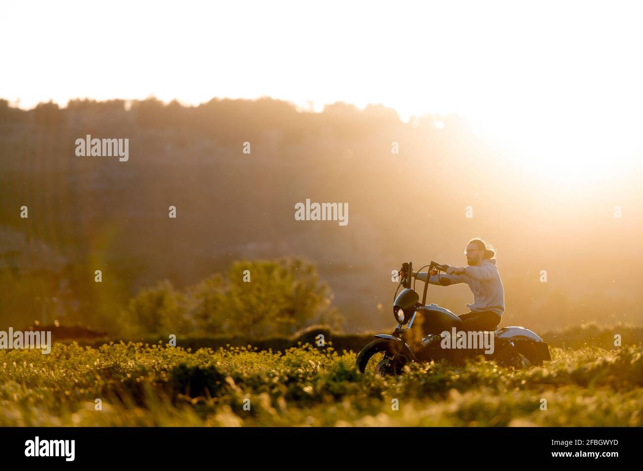Three riding motorcycle hi-res stock photography and images - Alamy