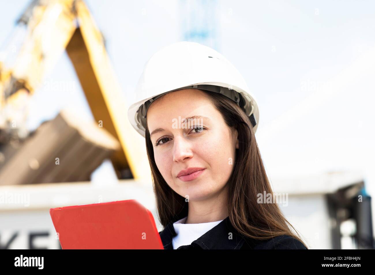 Close up female construction site hi-res stock photography and images ...