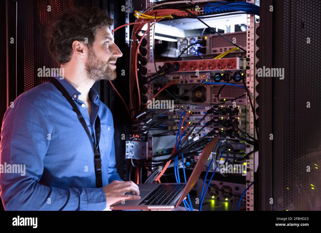 Server rack in data center hi-res stock photography and images - Alamy