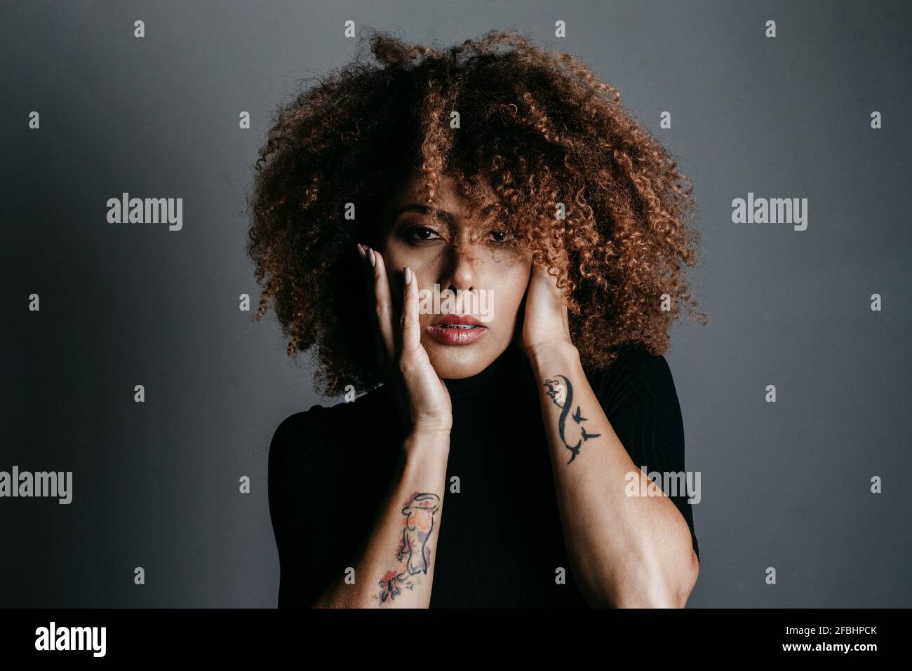 Hand over face hi-res stock photography and images - Alamy