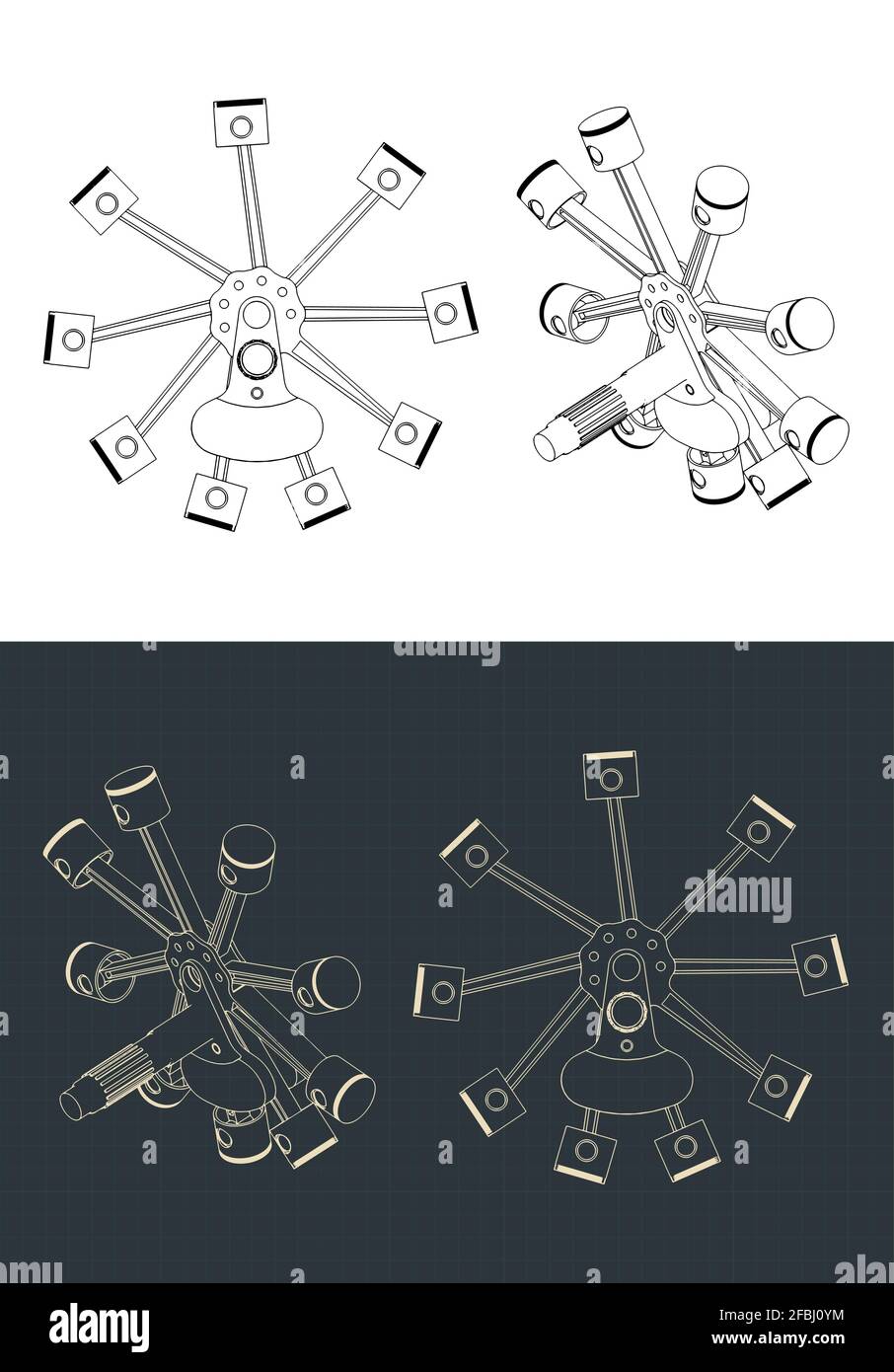 Radial Engine Diagram
