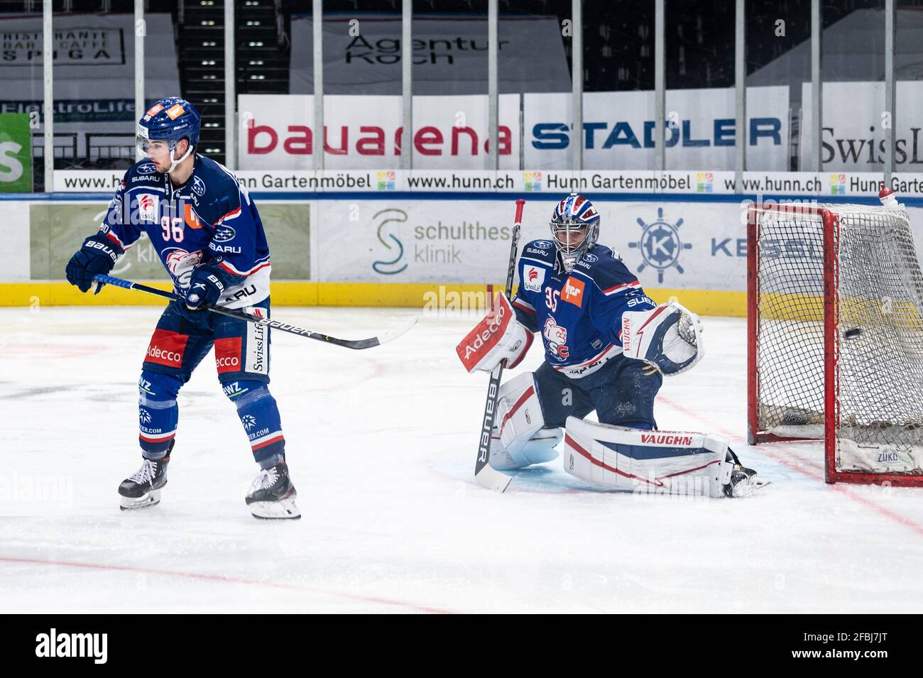 April 23, 2021, Zurich, Hallenstadion, NL 1/4 Final - Game 6: ZSC Lions ...